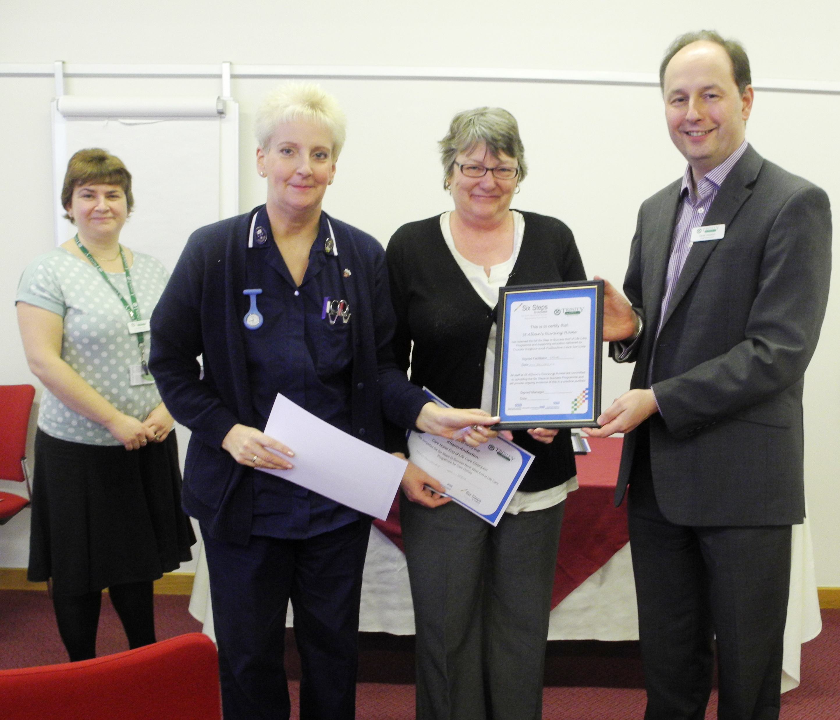 Six Steps to better end of life care - Trinity Hospice