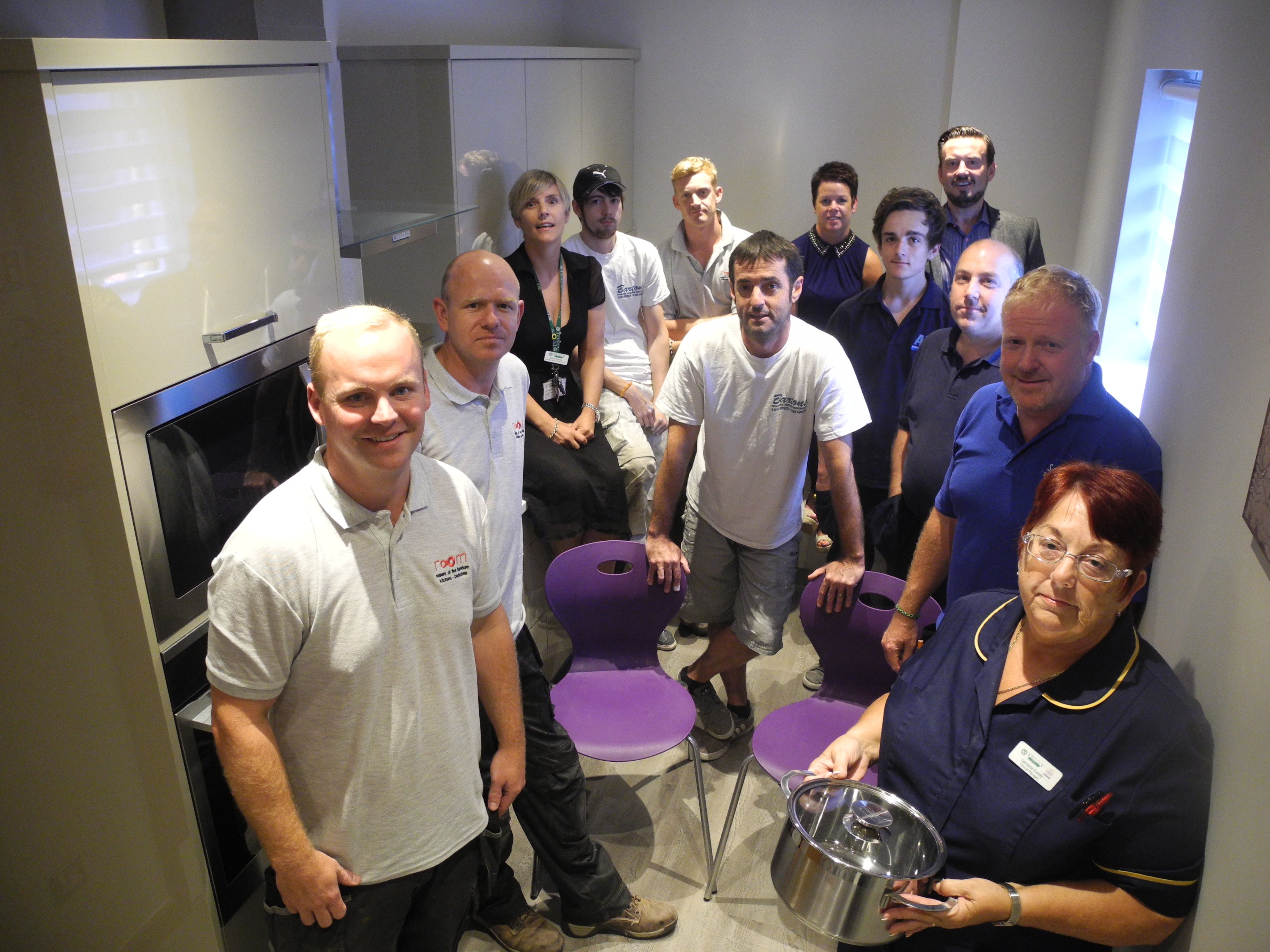 Teamwork transforms rooms at Brian House - Trinity Hospice