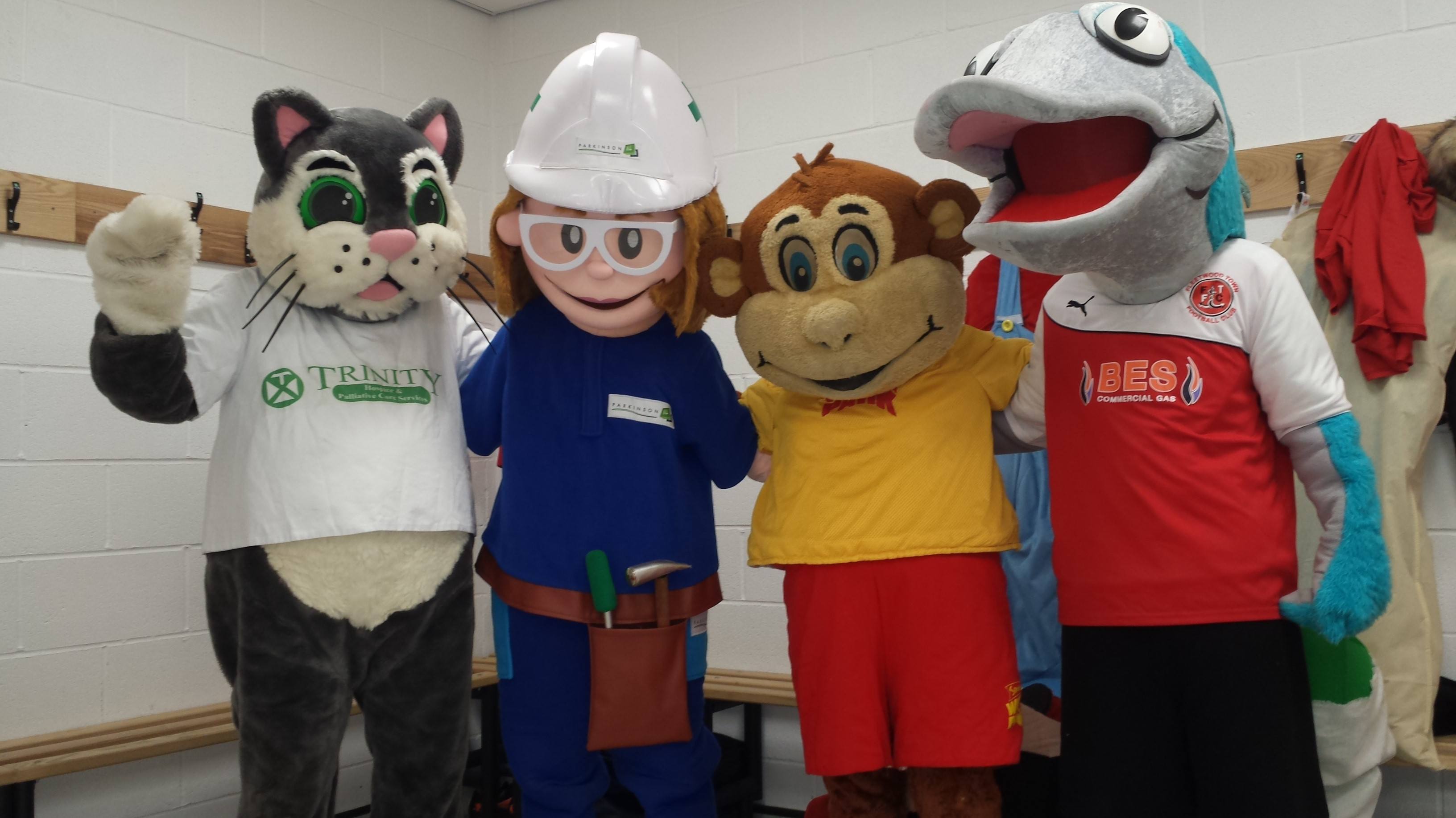 Mascot mix up - Trinity Hospice