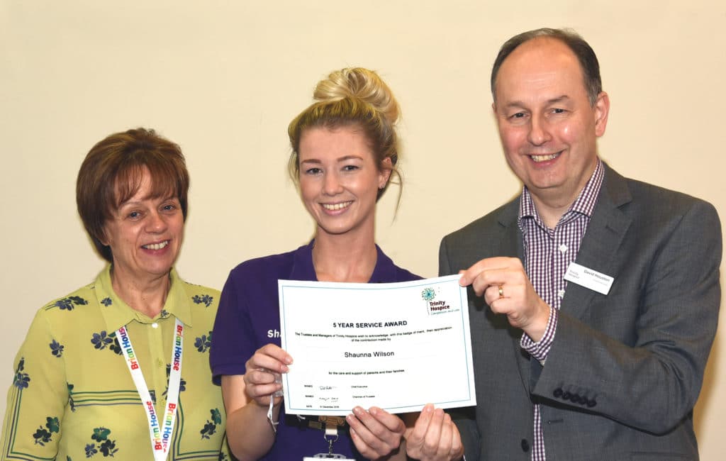 A special thanks to our hard-working staff - Trinity Hospice