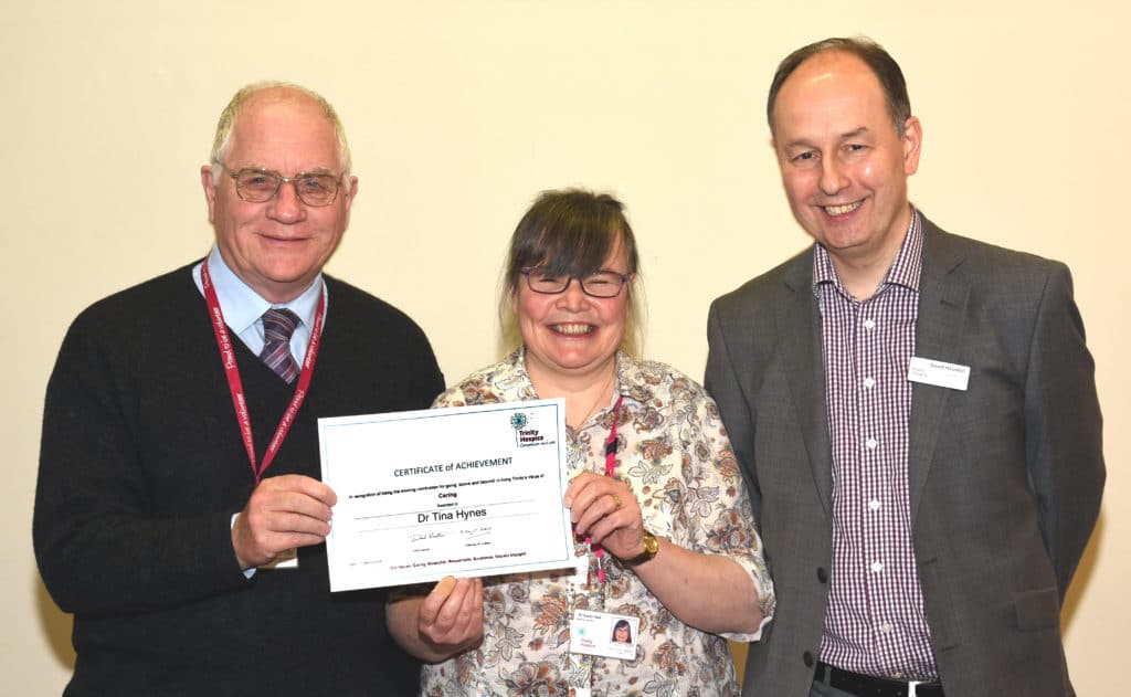 A special thanks to our hard-working staff - Trinity Hospice