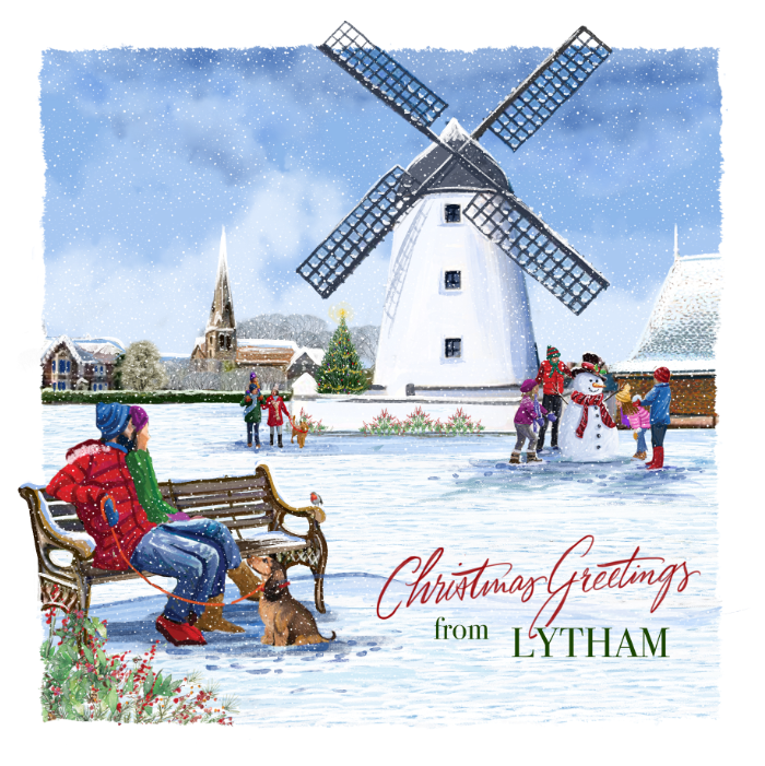 Local Scene - Lytham St Annes Christmas Card - Trinity Hospice